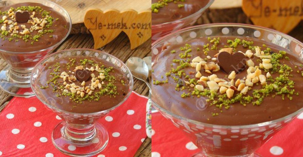 Ev Yapımı Çikolatalı Puding Tarifi (Resimli Anlatım) | Yemek Tarifleri