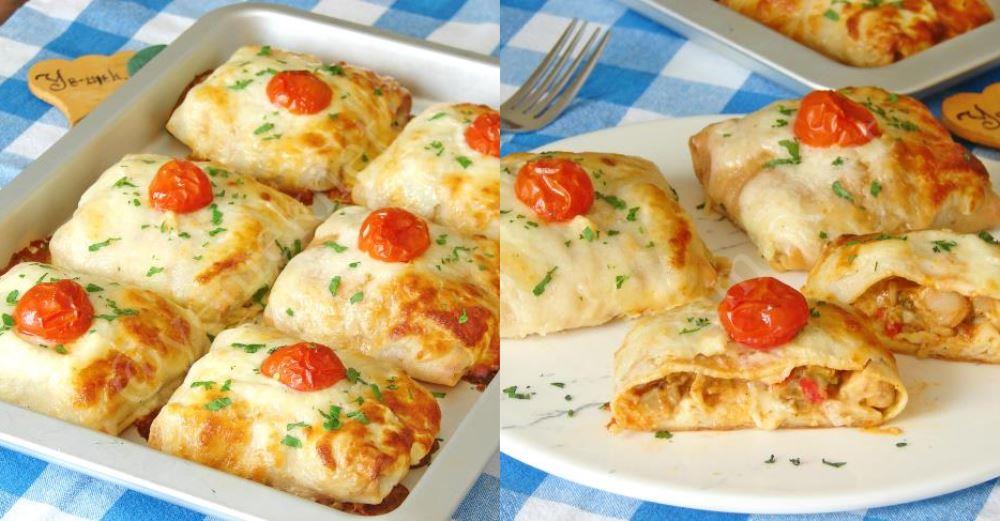 Tavuklu Krep Sarma
